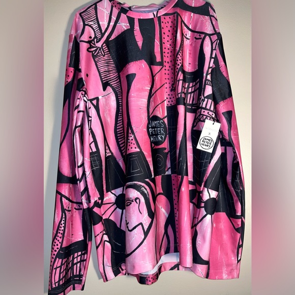James Peter Henry | Swim | Nwt James Peter Henry Hot Pink Graffiti ...
